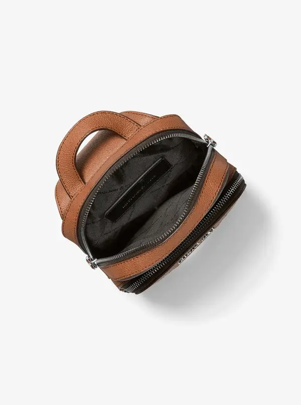Michael Kors Hudson Medium Signature Logo Sling Bag - Brown