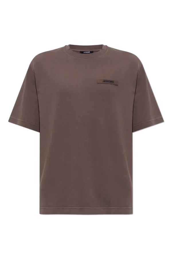 Jacquemus Cotton T-shirt ‘gros Grain - Brown
