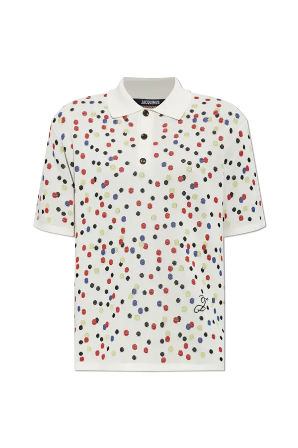 Jacquemus Patterned Turtleneck ‘confettis - Cream