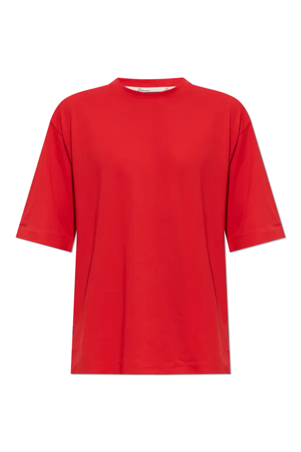 Jacquemus Oversize ‘rond Carre’ T-shirt - Red