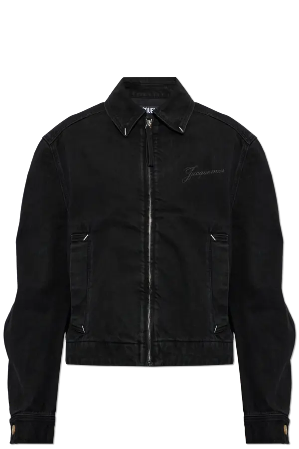 Jacquemus Vintage-style Denim Jacket - Black