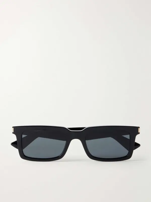 Saint Laurent Sl 860 D-frame Recycled Acetate Sunglasses - Black