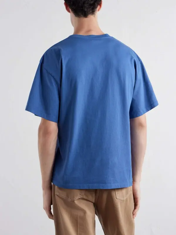 Celine Logo-print Cotton-jersey T-shirt