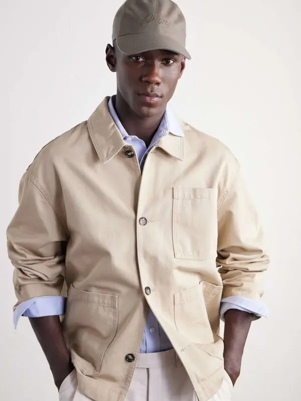 Brioni Logo-embroidered Cashmere-blend Baseball Cap