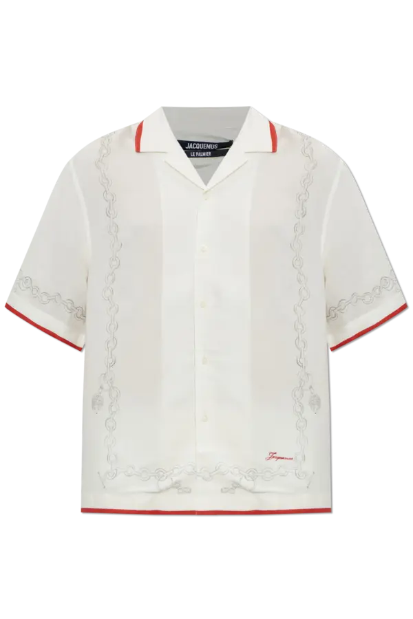 Jacquemus Patterned Short-sleeve Shirt - White