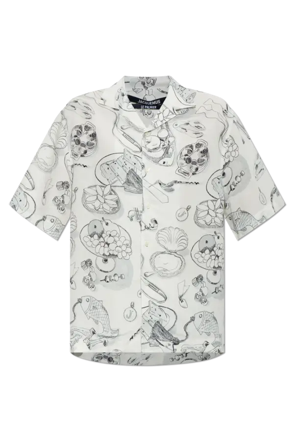 Jacquemus Patterned Short-sleeve Shirt - White