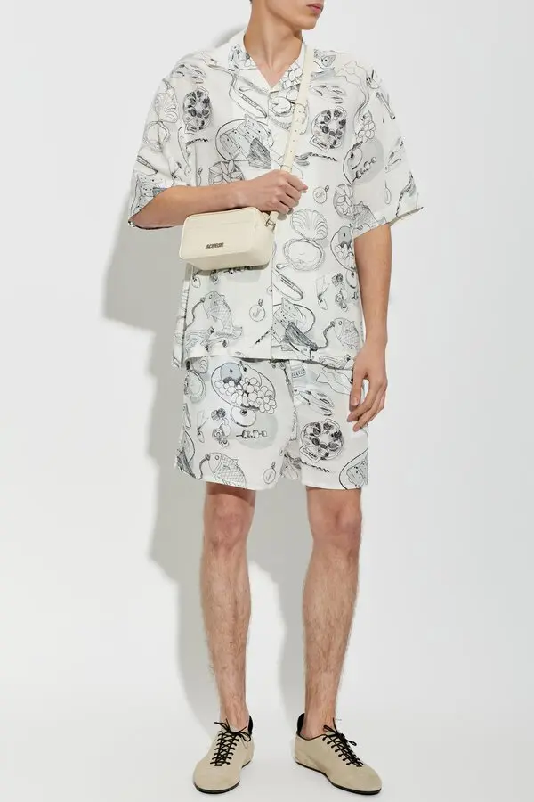 Jacquemus Patterned Short-sleeve Shirt - White