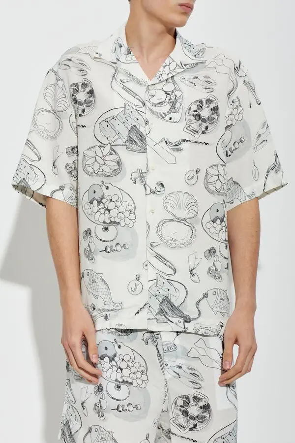 Jacquemus Patterned Short-sleeve Shirt - White