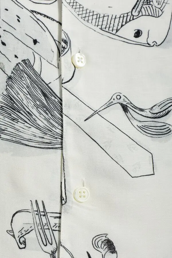 Jacquemus Patterned Short-sleeve Shirt - White