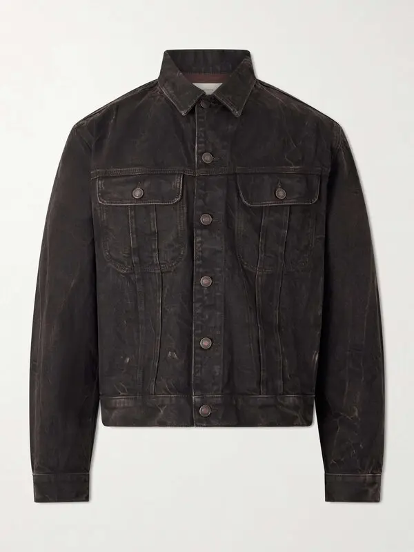 JEANERICA Alex Trucker Cotton-blend Jacket - Brown