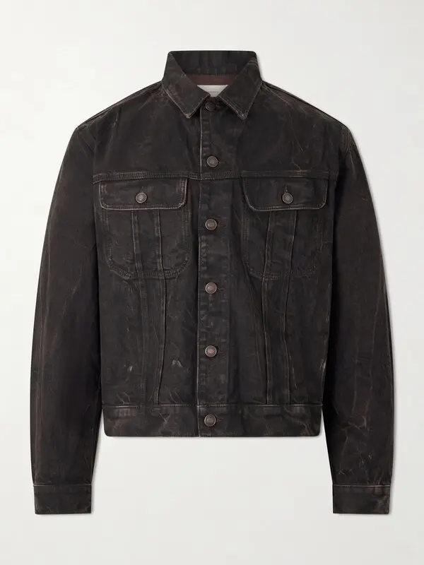 JEANERICA Alex Trucker Cotton-blend Jacket - Brown