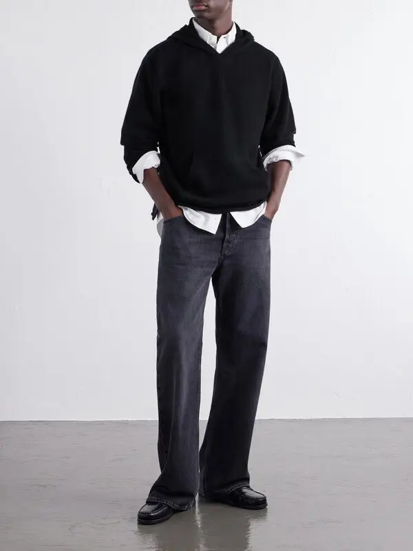 JAMES PERSE Cashmere Hoodie - Black