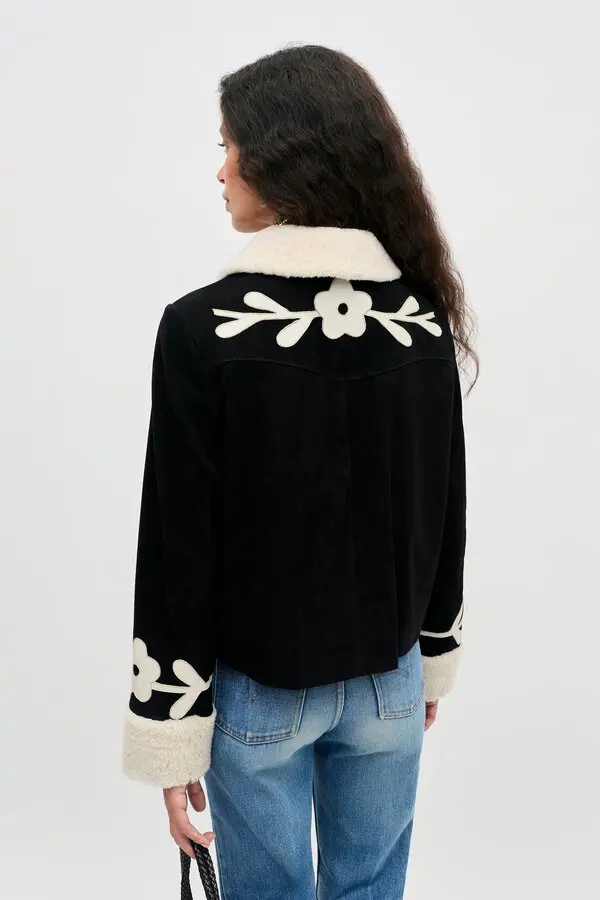 Rixo Brodie Retro Daisy Applique Embroidery Regular