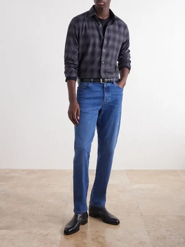 Zegna Roccia Slim-fit Straight-leg Jeans