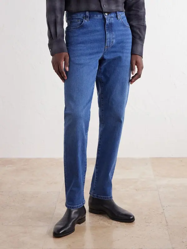 Zegna Roccia Slim-fit Straight-leg Jeans
