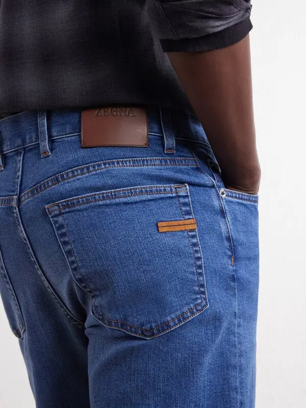 Zegna Roccia Slim-fit Straight-leg Jeans