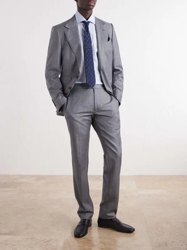 Zegna Cotton-blend Twill Shirt