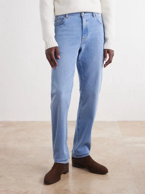 Zegna Roccia Slim-fit Straight-leg Jeans