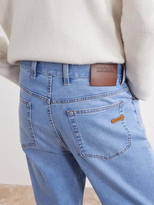 Zegna Roccia Slim-fit Straight-leg Jeans