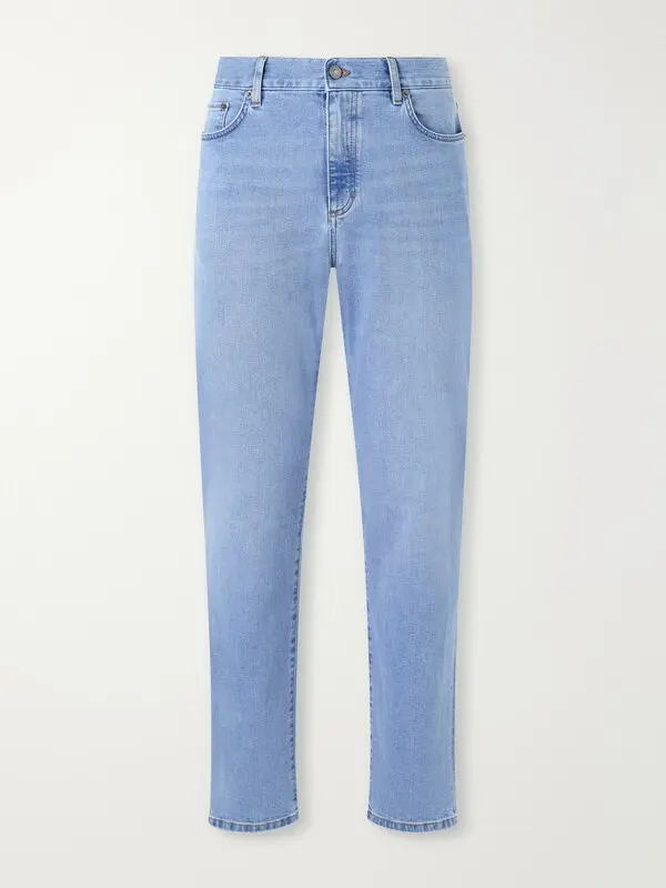 Zegna Roccia Slim-fit Straight-leg Jeans - Blue