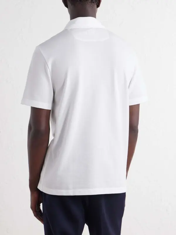 Brioni Cotton-piqué Polo Shirt