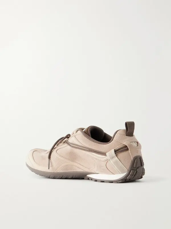 Balenciaga Radar Suede Sneakers - Neutrals