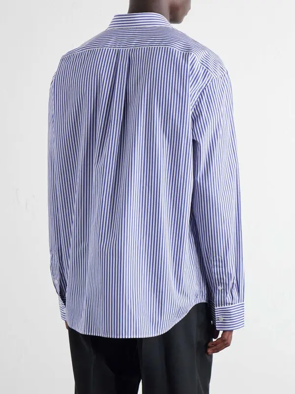 Celine Striped Cotton-poplin Shirt