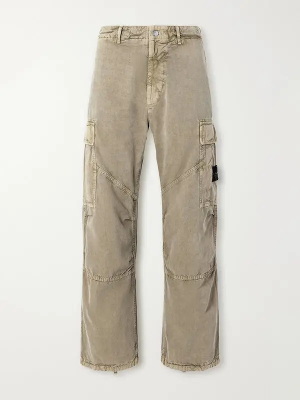 Stone Island Cargo Trousers - Green