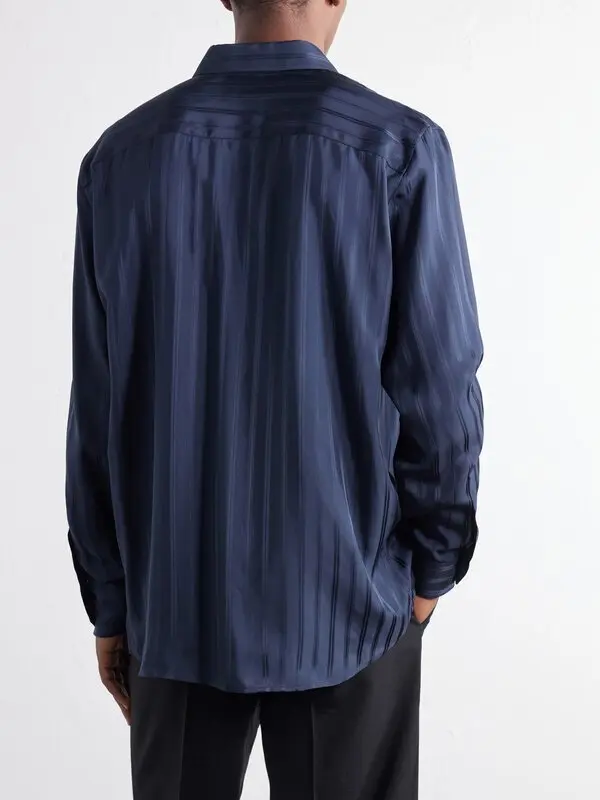 Saint Laurent Striped Jacquard Shirt