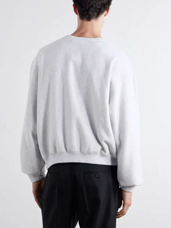 Celine Logo-print Cotton-jersey Sweatshirt