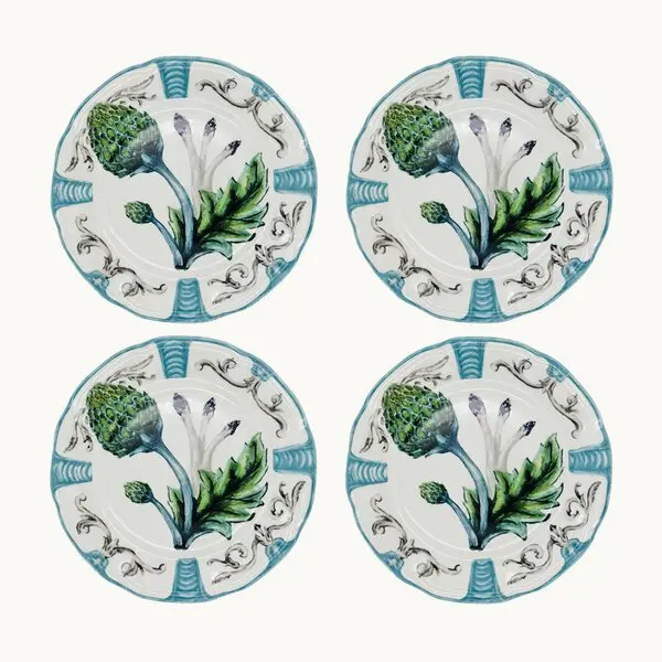 DUGGAN SOCIETY Artichoke Dinner Plate