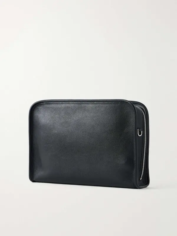 Celine Horizontal Triomphe-debossed Leather Messenger Bag