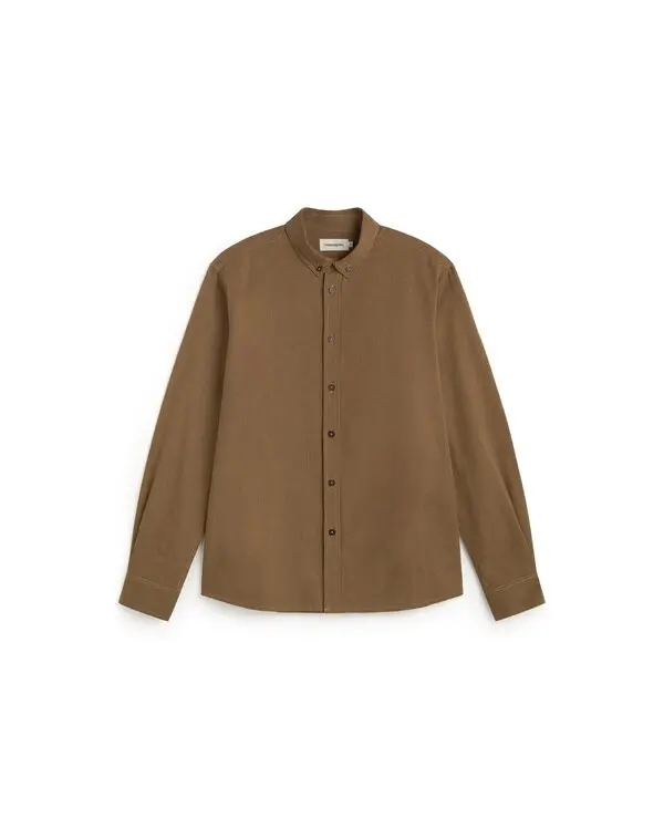 THINKING MU Ant Camel Checkered Shirt - Brown