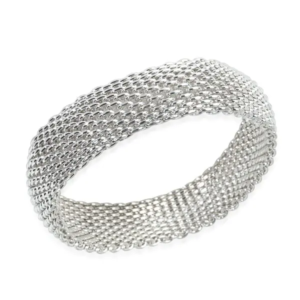 Tiffany & Co. Sterling Silver Somerset Mesh Bracelet