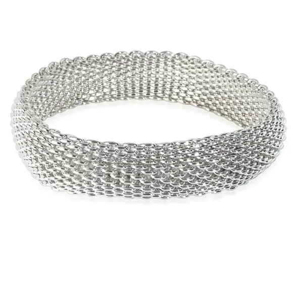 Tiffany & Co. Sterling Silver Somerset Mesh Bracelet