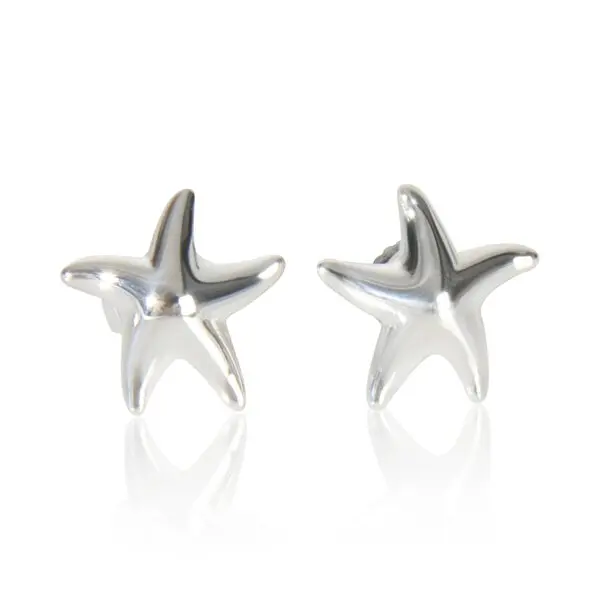 Tiffany & Co. Sterling Silver Elsa Peretti Starfish Earrings - Sterling_silver