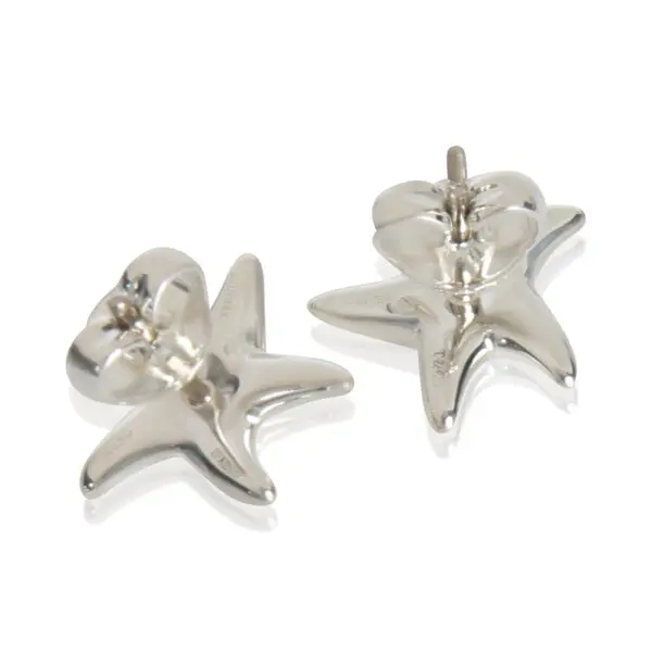 Tiffany & Co. Sterling Silver Elsa Peretti Starfish Earrings