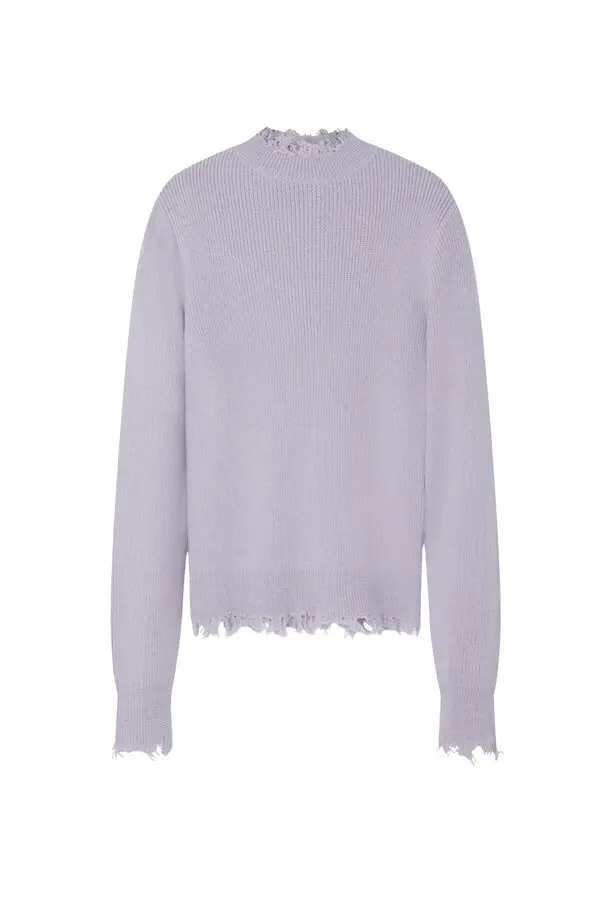 LA GRANNI Name' X Gabriele Alpaca Torn Jumper