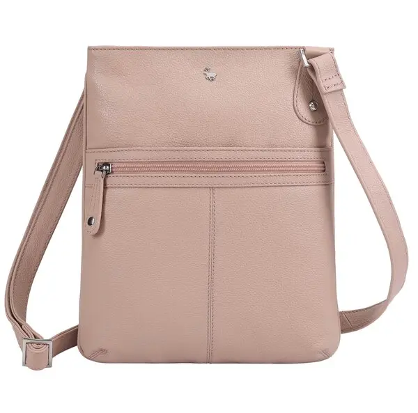 LLOYD BAKER Manali Leather Crossbody Bag - Pink