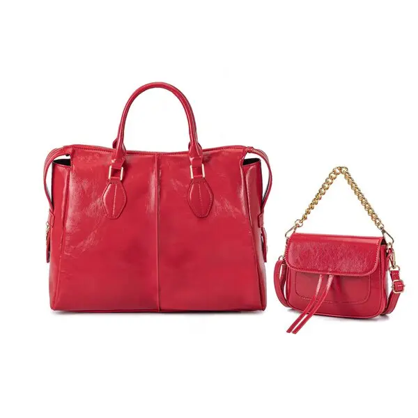 MKF COLLECTION - J'OMOR Yareli Tote Bag With Mini Bag- Two-piece Set