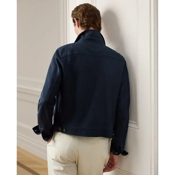 Ralph Lauren Ryder Knit Linen-cotton Jacket