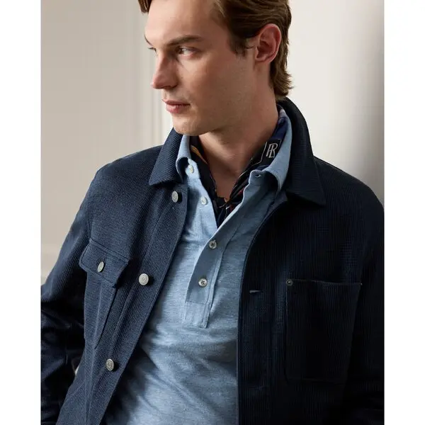 Ralph Lauren Ryder Knit Linen-cotton Jacket