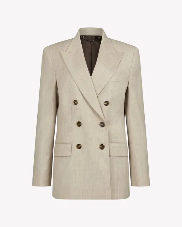Serena Bute Wool Cashmere Double Breasted Blazer