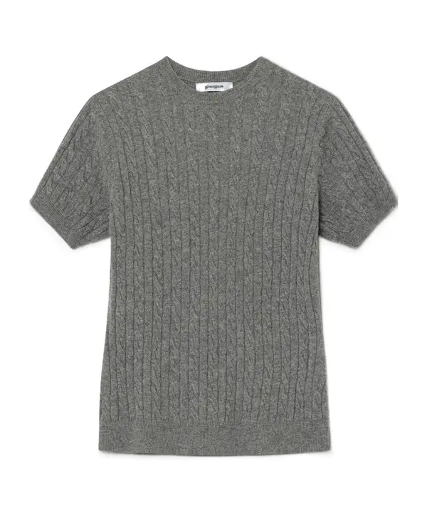 Gimaguas Rina Cable-knit Sweater - Gray