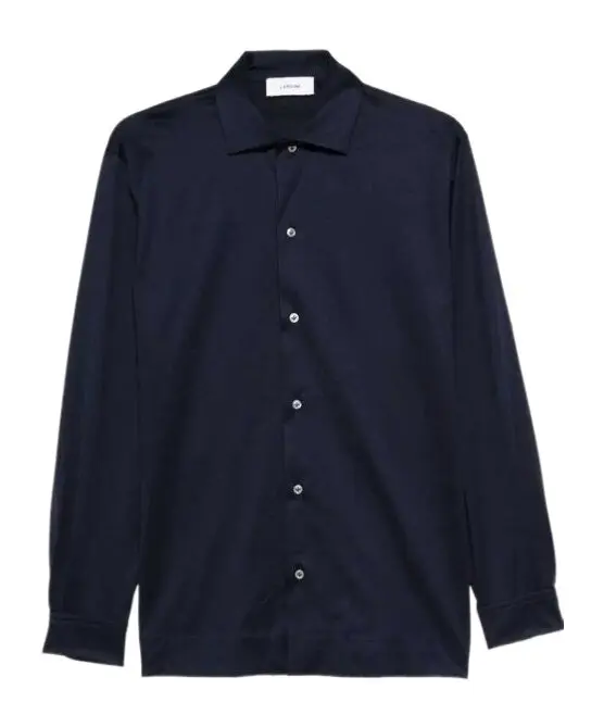 LARDINI Buttoned Shirt - Blue