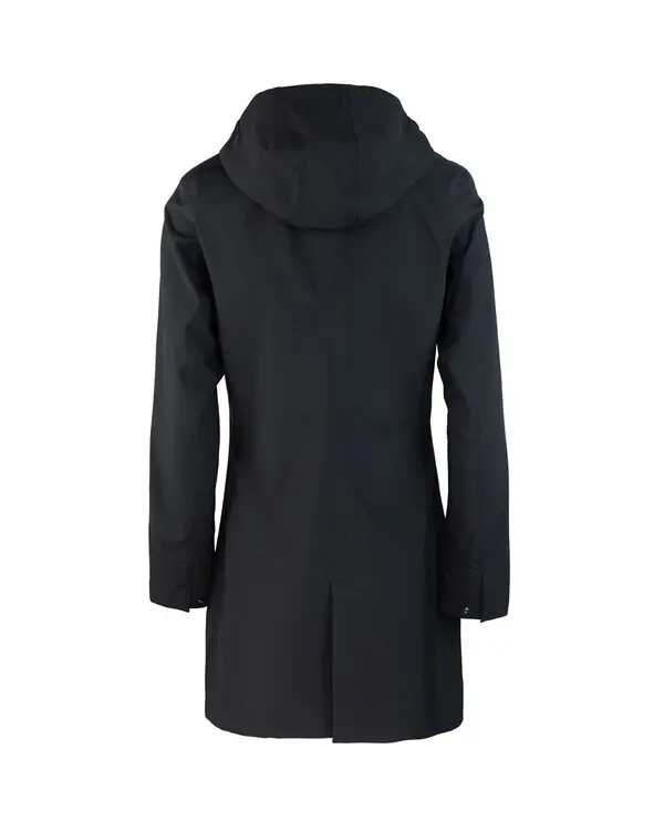 K-WAY Slit-detailed Hooded Coat