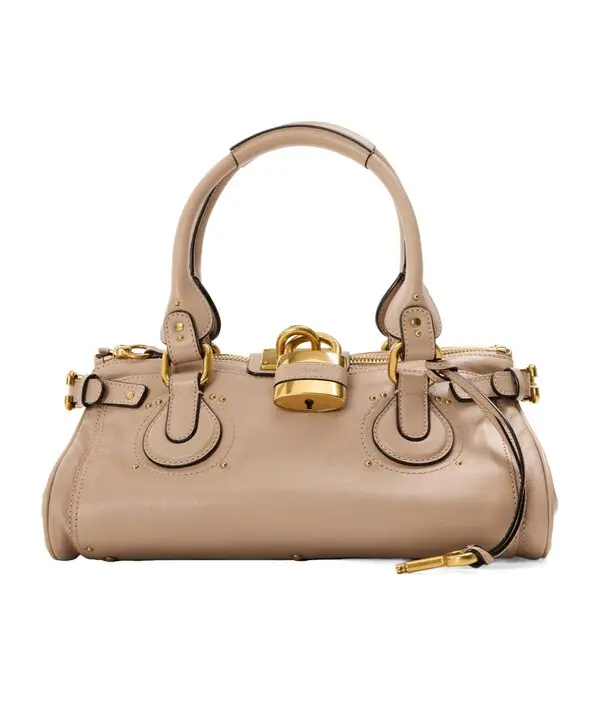 Chloé Leather Handbag - Nude