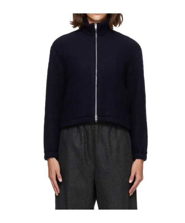 JIL SANDER Zip-up High-neck Sweater