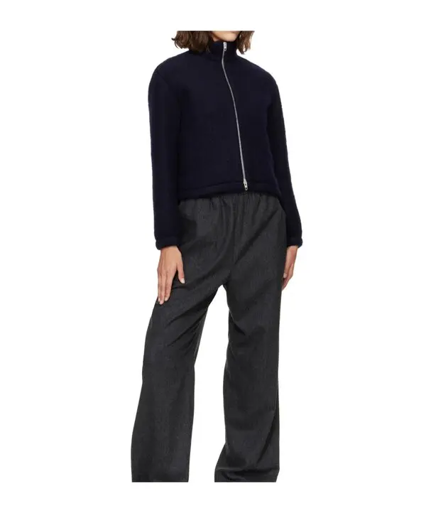 JIL SANDER Zip-up High-neck Sweater