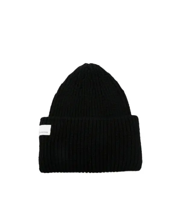 NINE:INTHE:MORNING Cuffed Knit Hat - Black